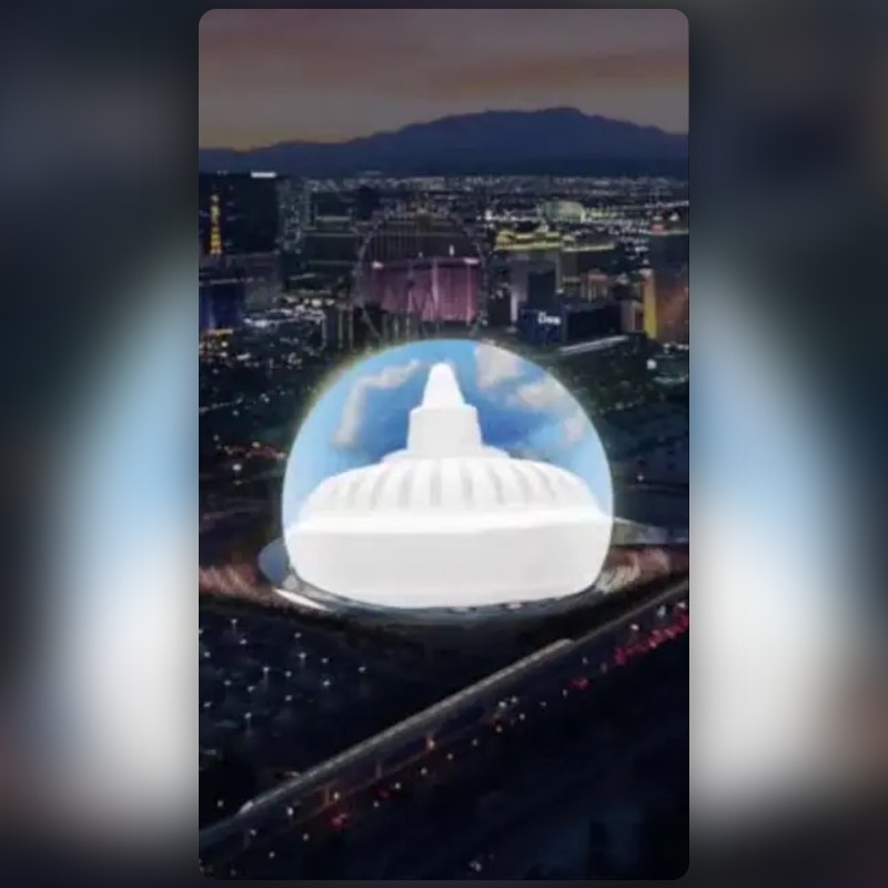 Las Vegas Sphere Lens by Bogdan - Snapchat Lenses and Filters