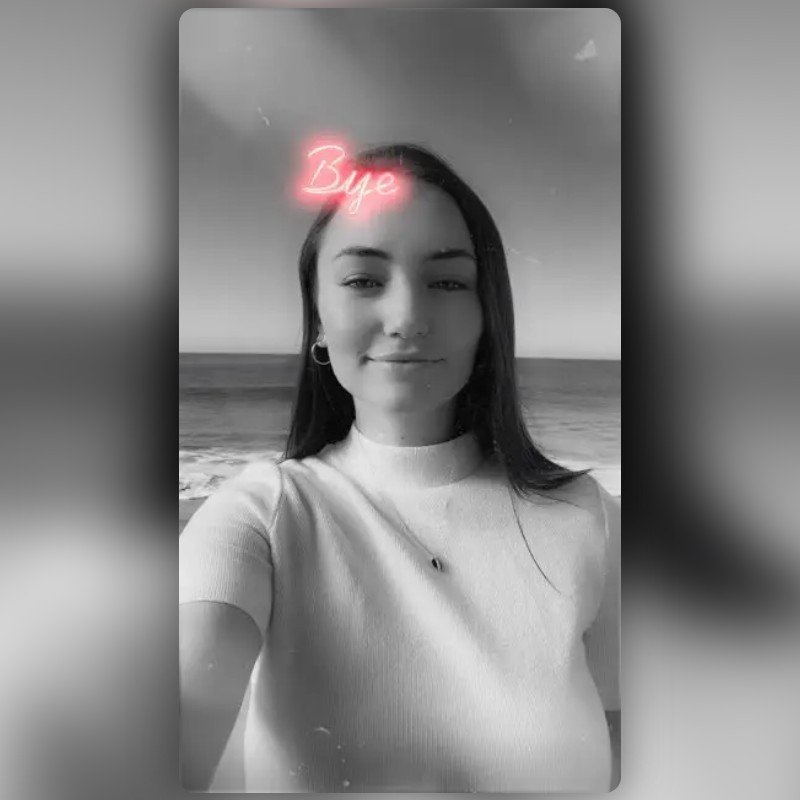 Bye Lens By Snapchat Snapchat Lenses And Filters