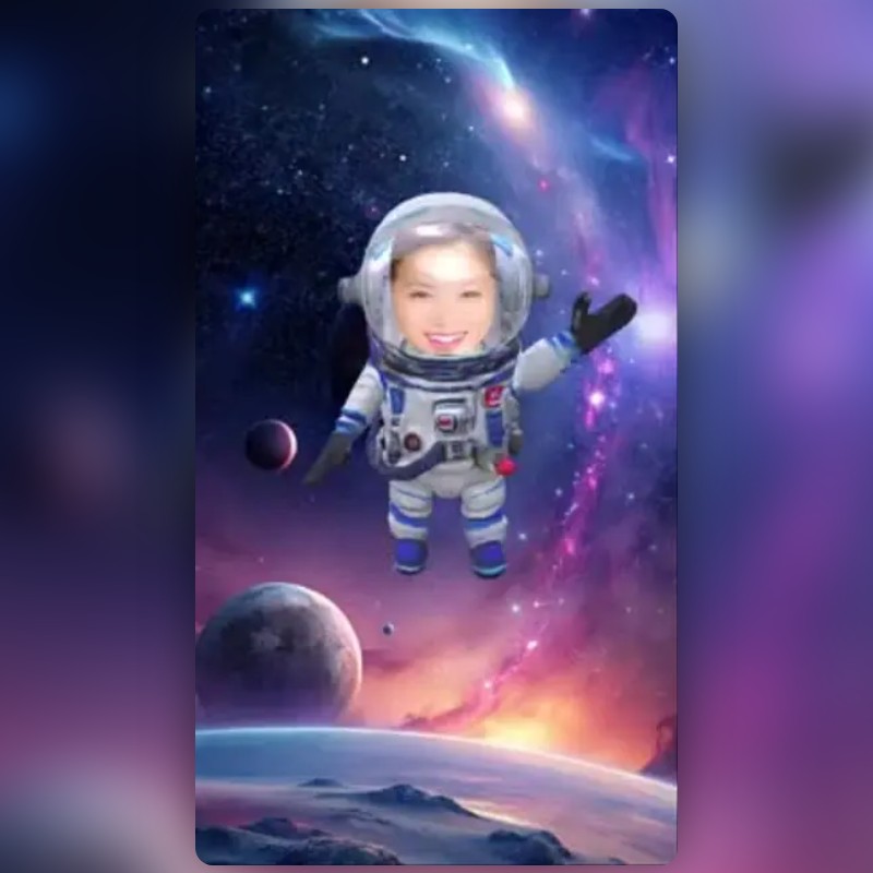 Astronaut Voyage Lens by Jeni - Snapchat Lenses and Filters
