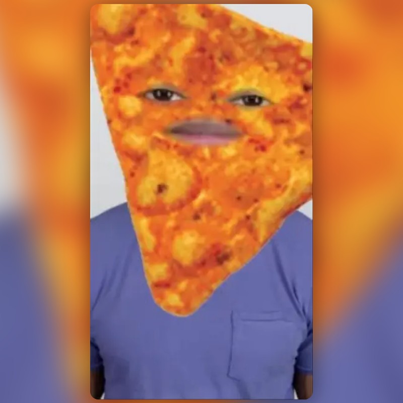 dorito head Lens by Jayqwick - Snapchat Lenses and Filters