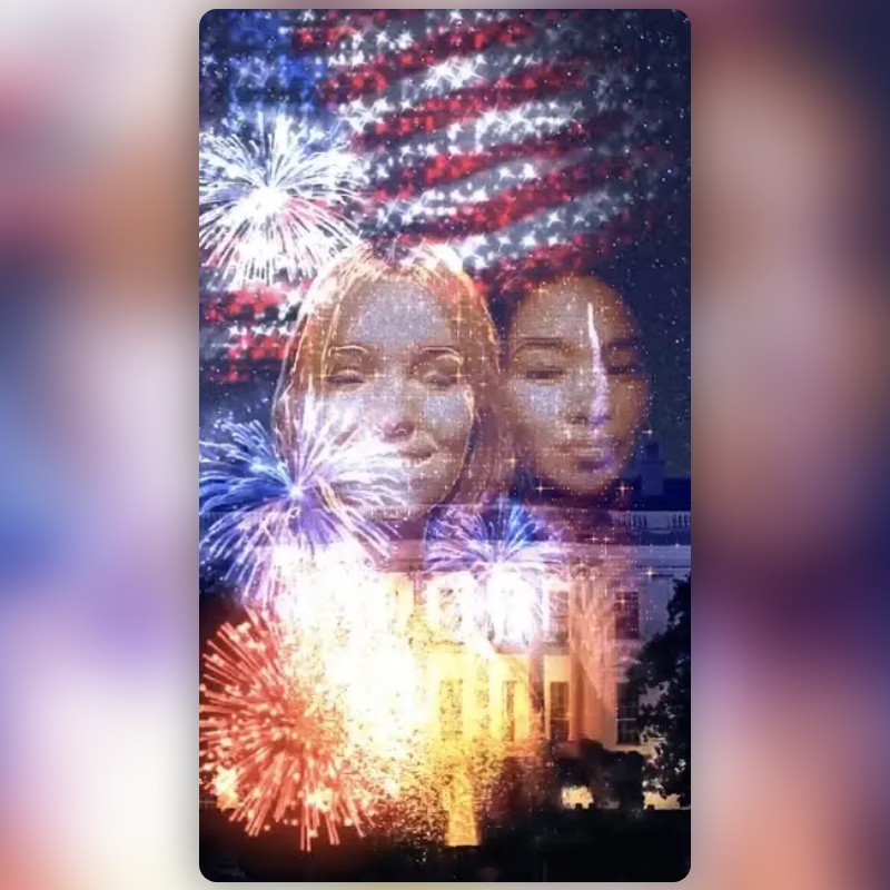 Fourth of July Fireworks Filter by Snapchat | Snapchat Lenses