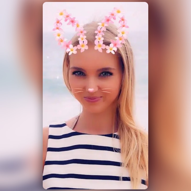 Flower Bunny Lens by Snapchat - Snapchat Lenses and Filters