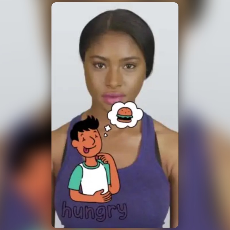 Funny Hungry Lens by binsarhuang - Snapchat Lenses and Filters
