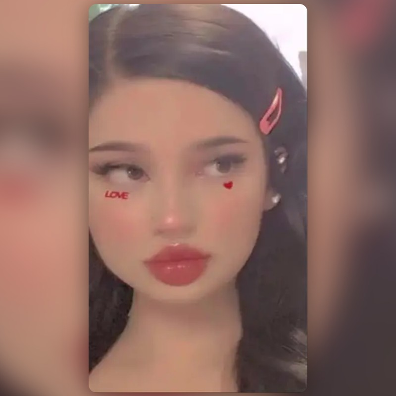 love love love Filter by eylull 🐉🦑💤 | Snapchat Lenses