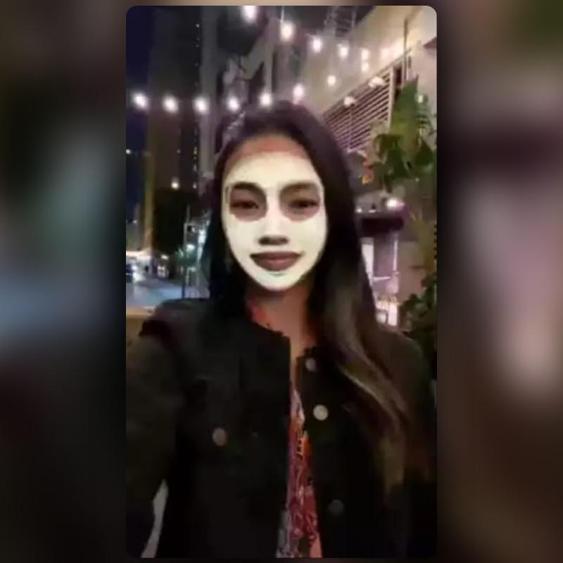Facial Mask Lens by Mighty Official - Snapchat Lenses and Filters