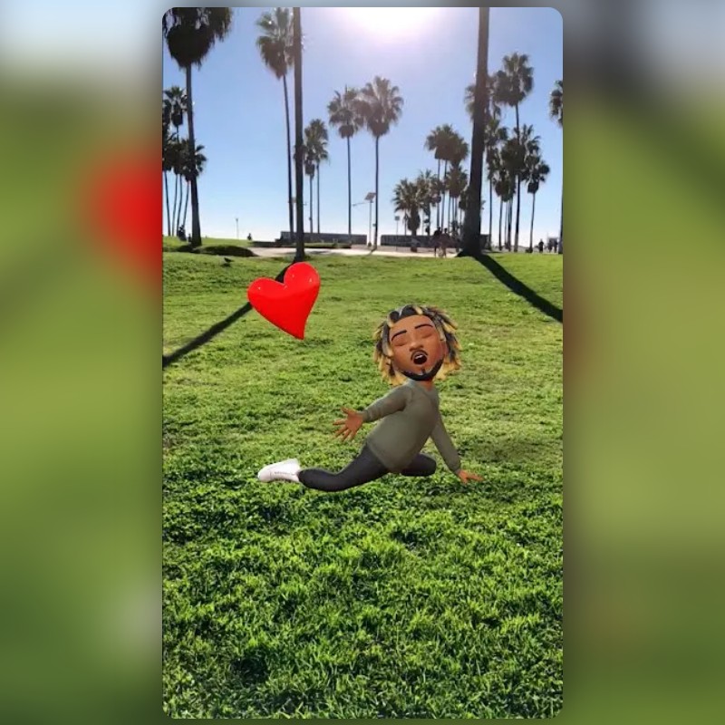 Seductive Kiss Filter by Bitmoji Lenses by Snap | Snapchat Lenses