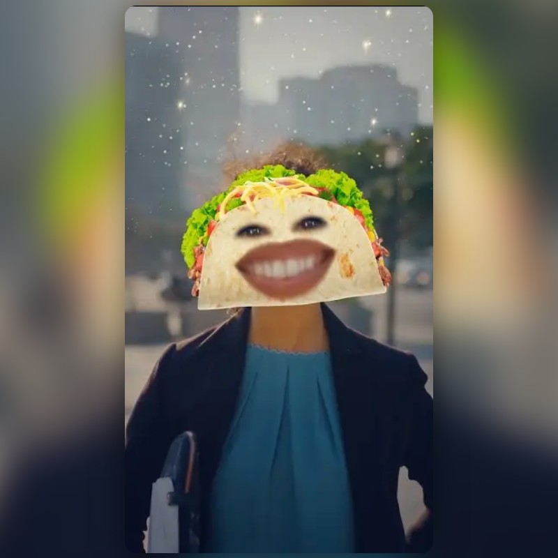 Taco Face Lens by Snapchat - Snapchat Lenses and Filters