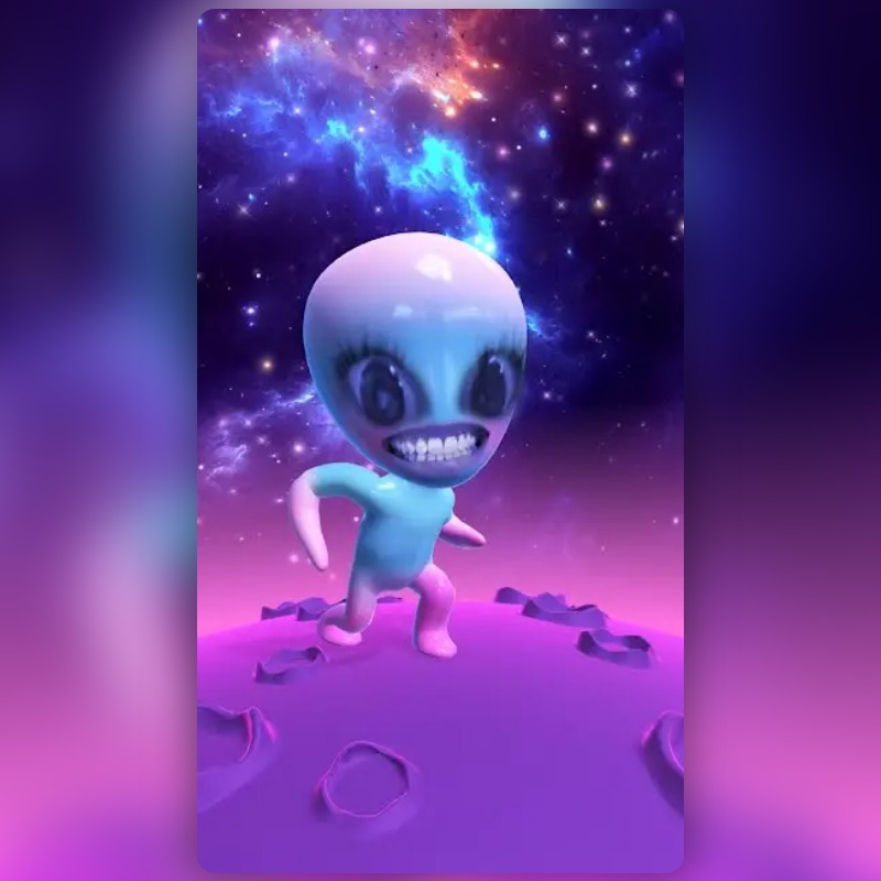 Dance, Alien, Dance! Lens by Snapchat - Snapchat Lenses and Filters