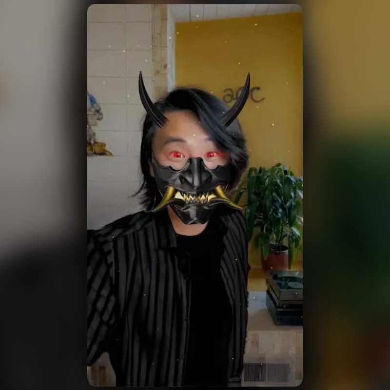 Oni Mask Filter by Snapchat | Snapchat Lenses