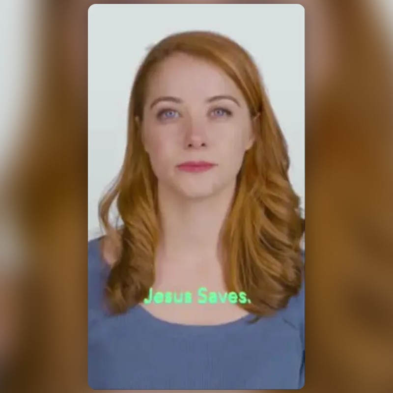 Jesus Saves Filter by Nick Brock | Snapchat Lenses