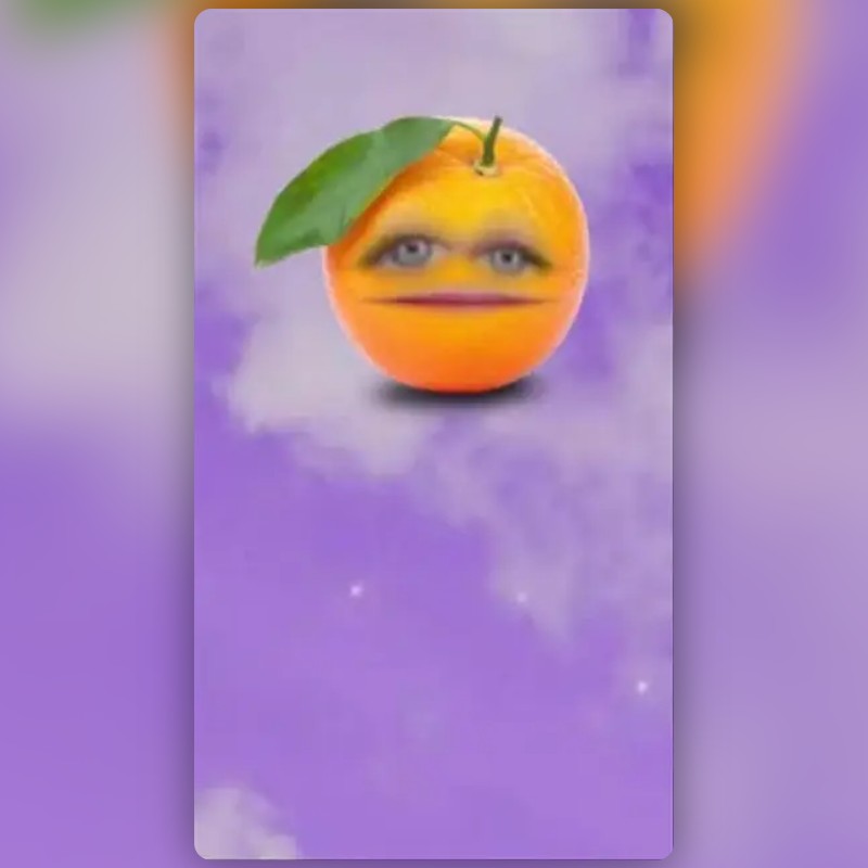 Orange Squeeze Lens by bernadette☁️ - Snapchat Lenses and Filters