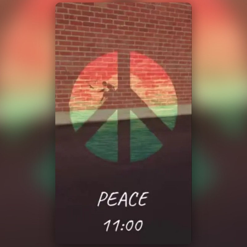 Peace Lens by Under 25 AMCEC - Snapchat Lenses and Filters