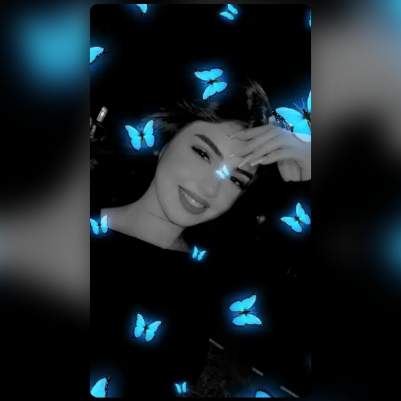 Pari x Butterfly Lens by Pari Filter 🩵 🦋 🩵 - Snapchat Lenses and Filters