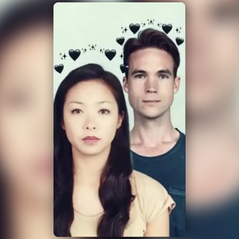 Black Heart Crown Filter by 𝙹𝚘𝙹𝚘 🐼 | Snapchat Lenses