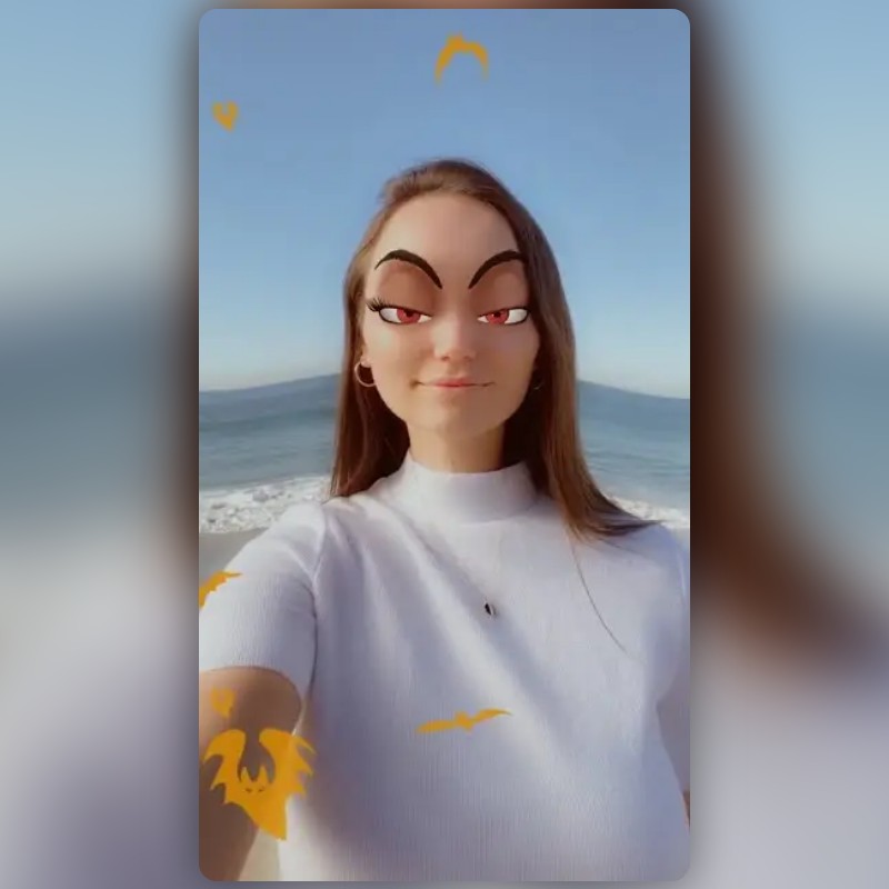 Evil Eyes Lens by Snapchat - Snapchat Lenses and Filters
