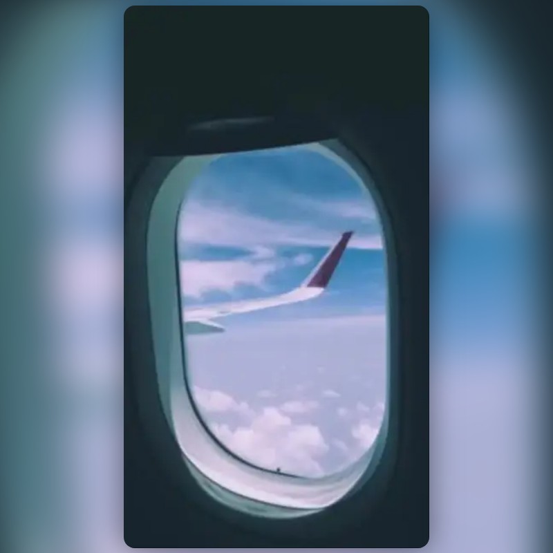 Airplane window Lens by U25 Dennis Richard - Snapchat Lenses and Filters