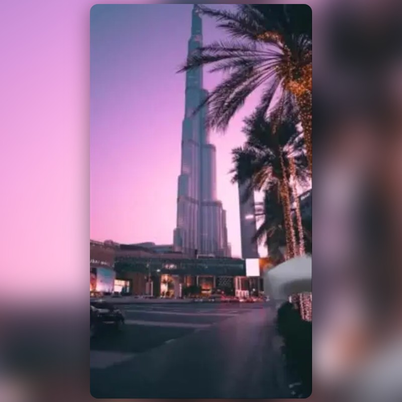 Dubai sunset Lens by Karim - Snapchat Lenses and Filters