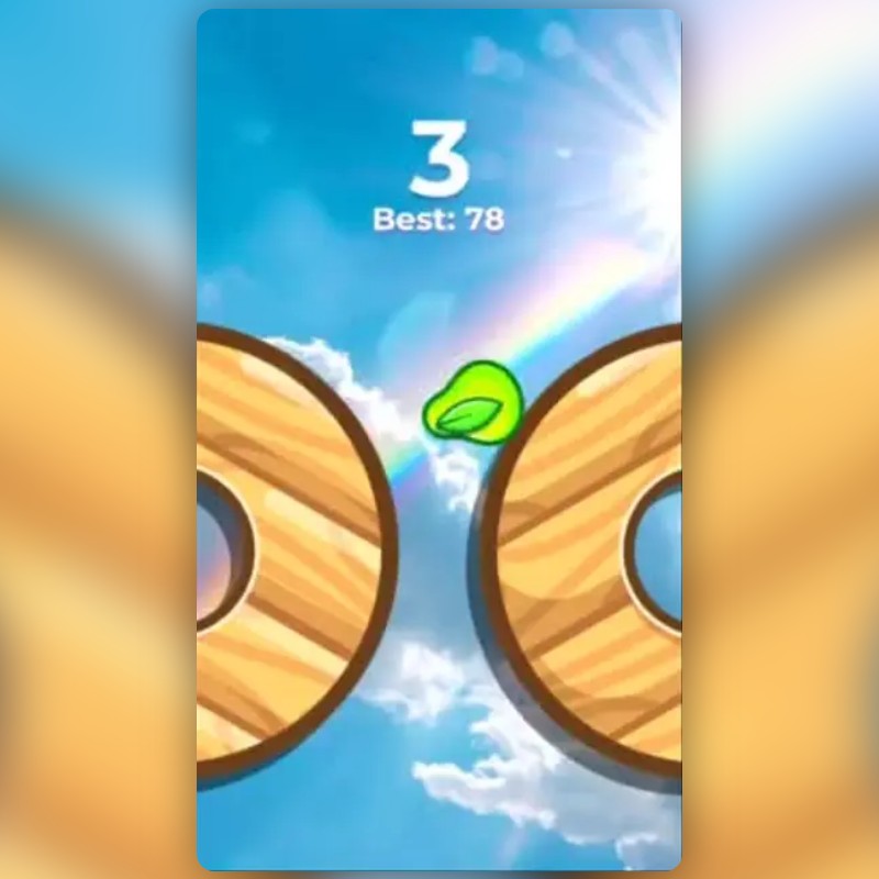 Fruit Bounce! Filter by Simon QR 🦖 | Snapchat Lenses