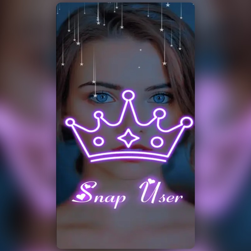 Your Name Crown Lens by Sunny Bahadurpuria🎥 - Snapchat Lenses and Filters