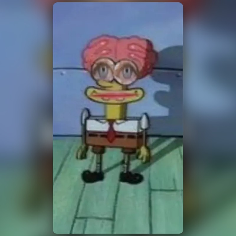 spongebob Lens by amna🌌 - Snapchat Lenses and Filters