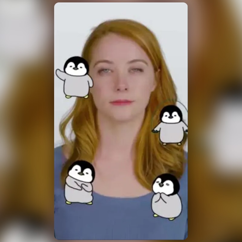 Active Penguin Lens by Leoni Angela - Snapchat Lenses and Filters