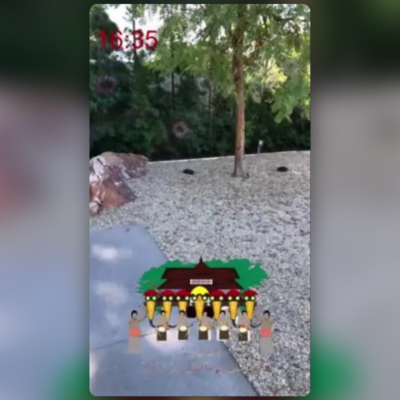 Pooram Wishes Lens by Asish Mathew - Snapchat Lenses and Filters