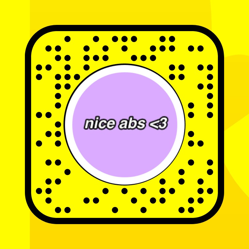 nice abs Lens by ali :) - Snapchat Lenses and Filters