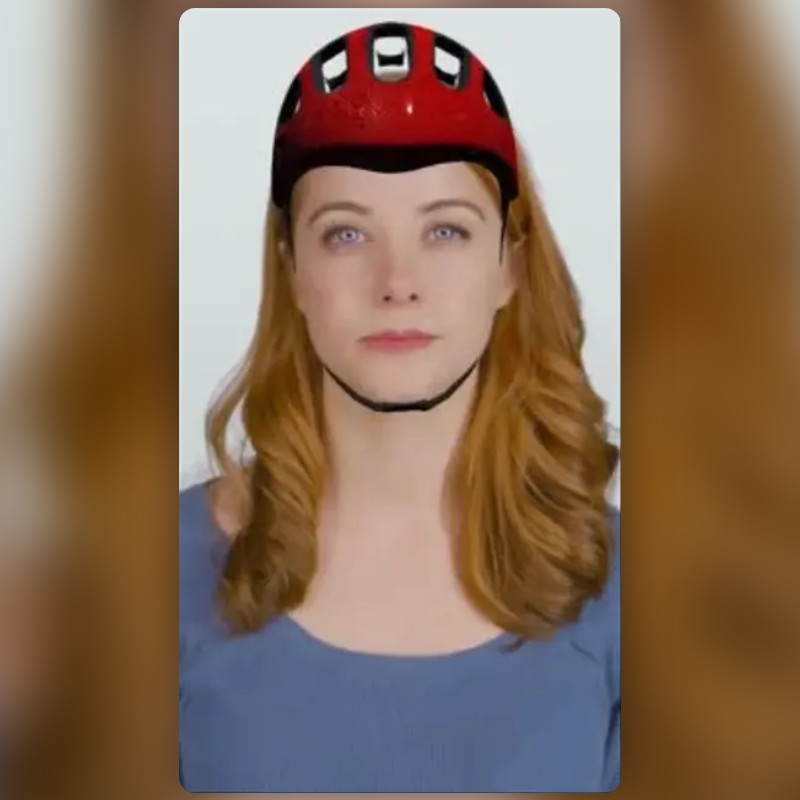 Bike Helmet Lens by Virtuose Reality - Snapchat Lenses and Filters