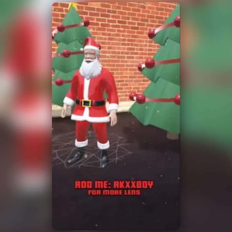 Christmas Santa Lens by Shiv 🔱 - Snapchat Lenses and Filters