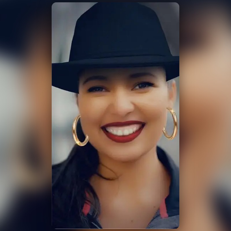 Black Hat Lens by Snapchat - Snapchat Lenses and Filters