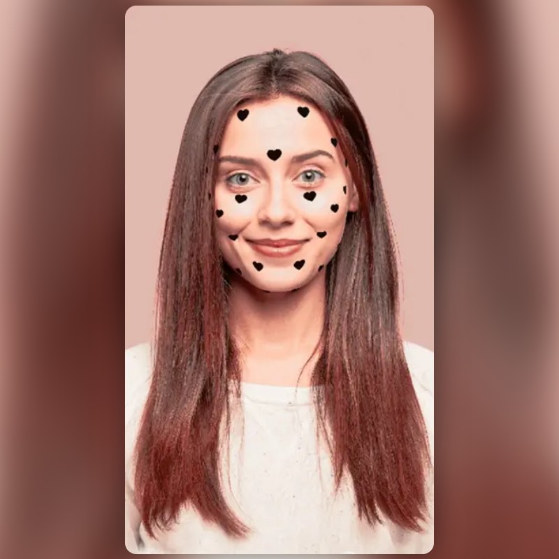 Black Hearts Lens by Hieren - Snapchat Lenses and Filters