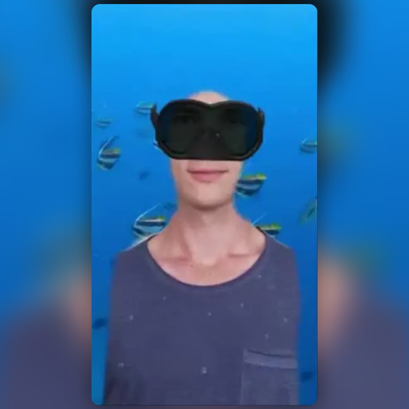 Diving Ocean Lens by David Lopez - Snapchat Lenses and Filters