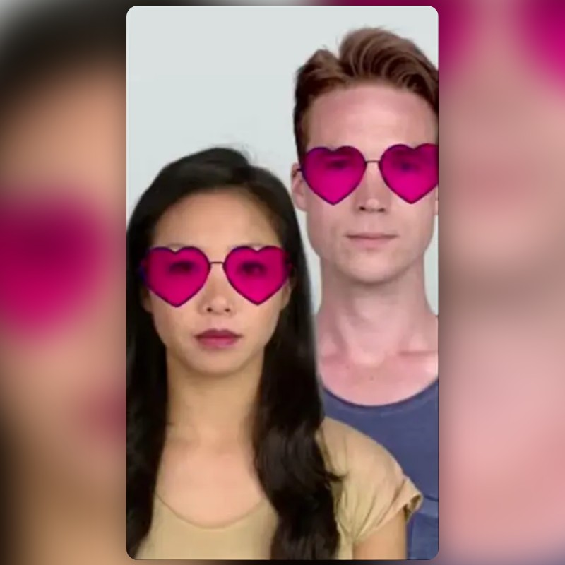 Heart Glasses Lens by Jonathan Ask - Snapchat Lenses and Filters