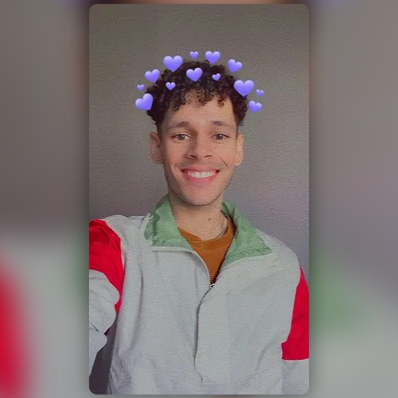 Purple Heart Mood Filter by Snapchat | Snapchat Lenses