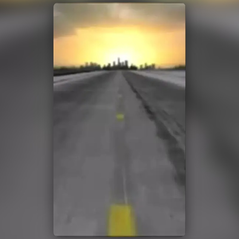 Walking on road Lens by Ian Chai - Snapchat Lenses and Filters