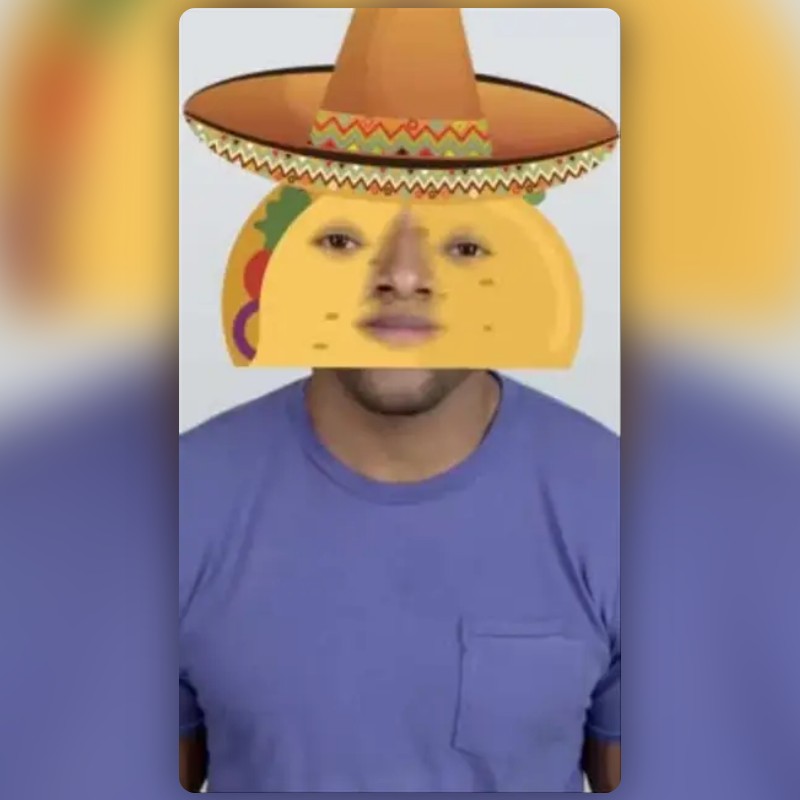 Taco Man Lens by Alziro Adnan - Snapchat Lenses and Filters