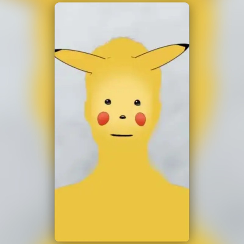Surprised Pikachu Lens by Phil Walton - Snapchat Lenses and Filters