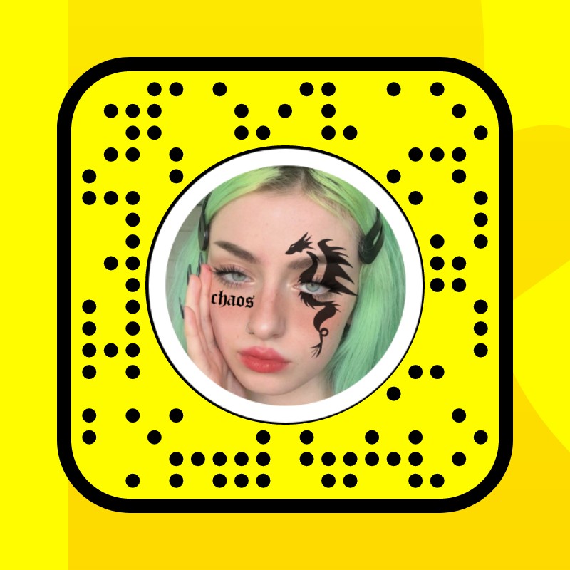 dragon face tattoo Lens by Aurora ♡︎ - Snapchat Lenses and Filters