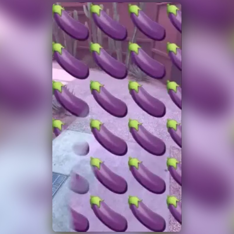 Eggplant rain Lens by Dennis💁‍♂️ - Snapchat Lenses and Filters