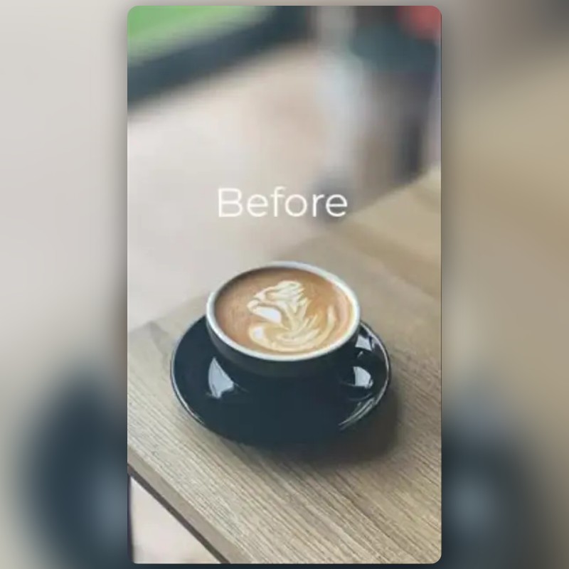coffe lens by M 🛸 - Snapchat Lenses and Filters