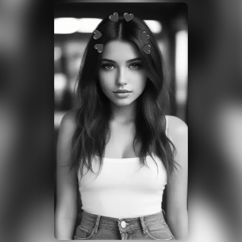 BLACK HAERT Lens by Time Try - Snapchat Lenses and Filters