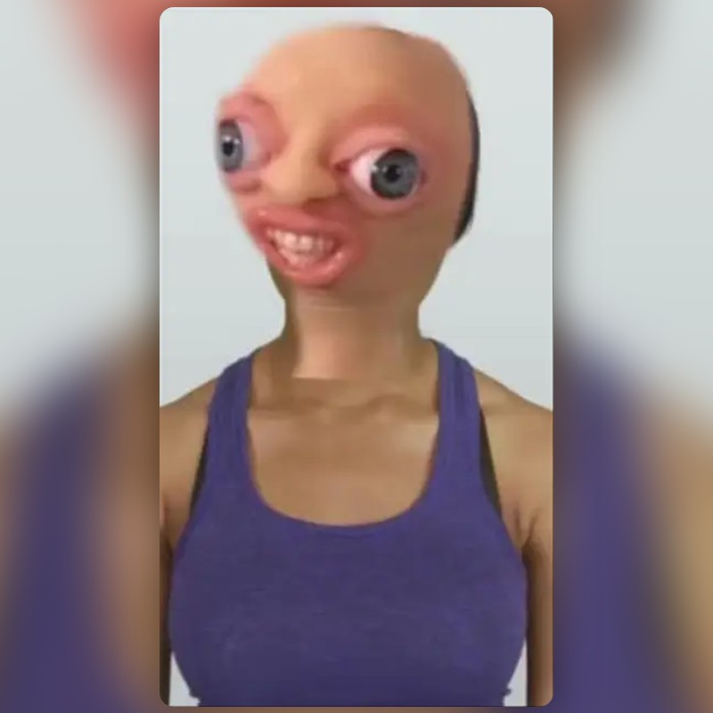 funny weird face Lens by Caroline Charles - Snapchat Lenses and Filters