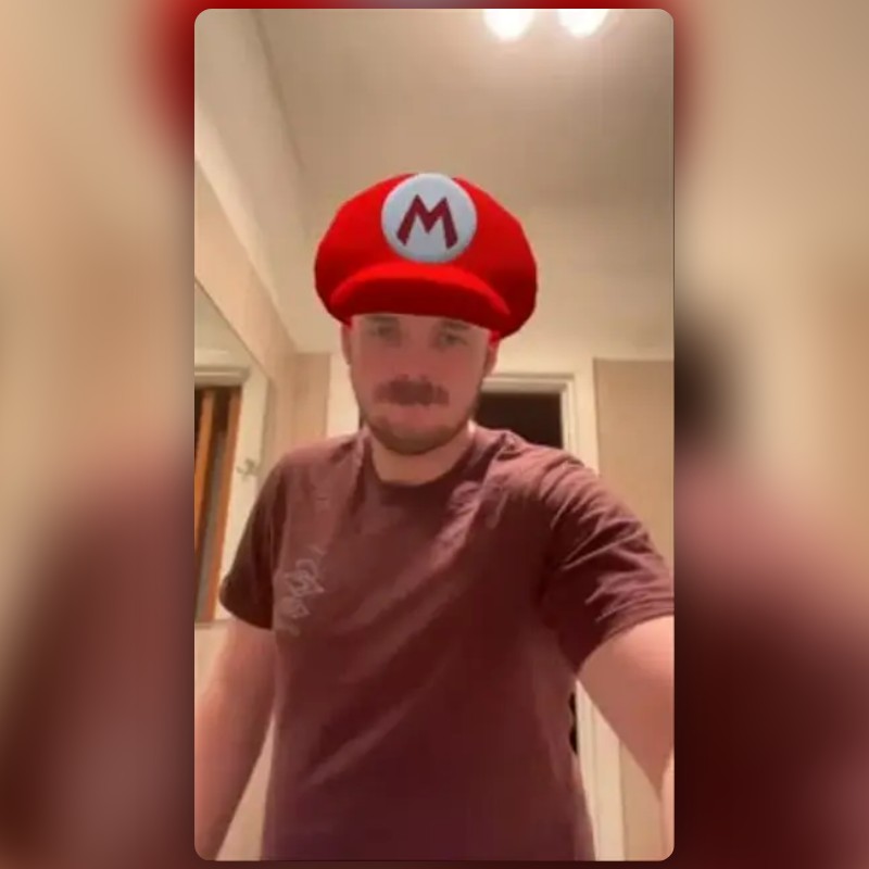 super mario Lens by Will - Snapchat Lenses and Filters