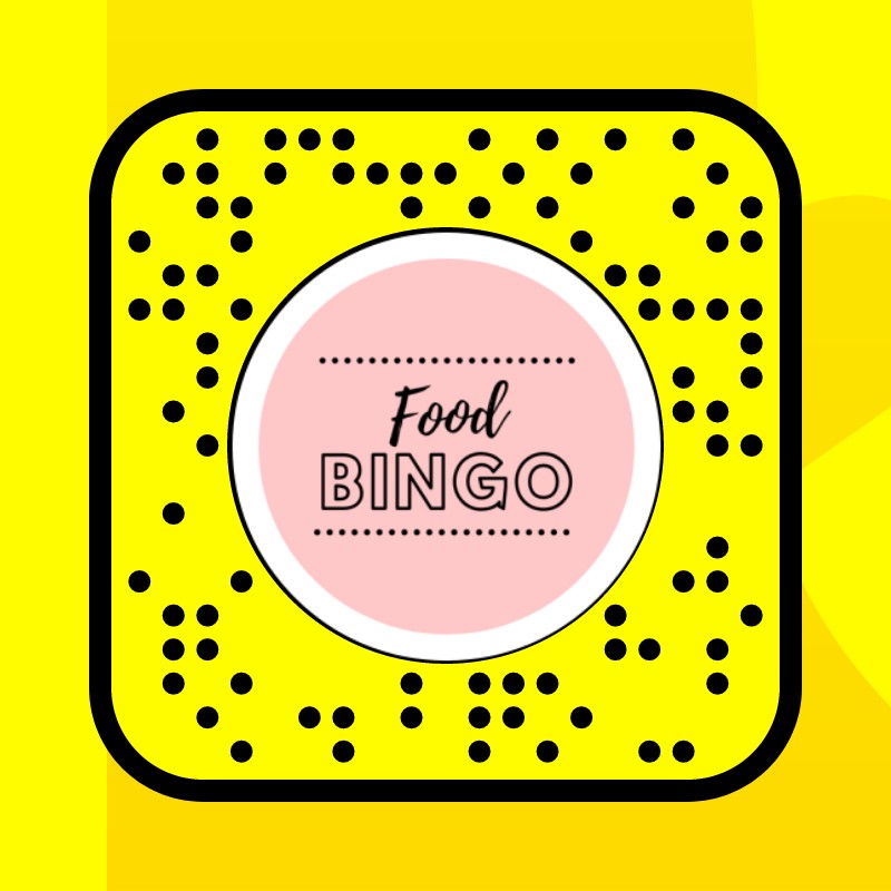Food Bingo Filter by Mallory N | Snapchat Lenses