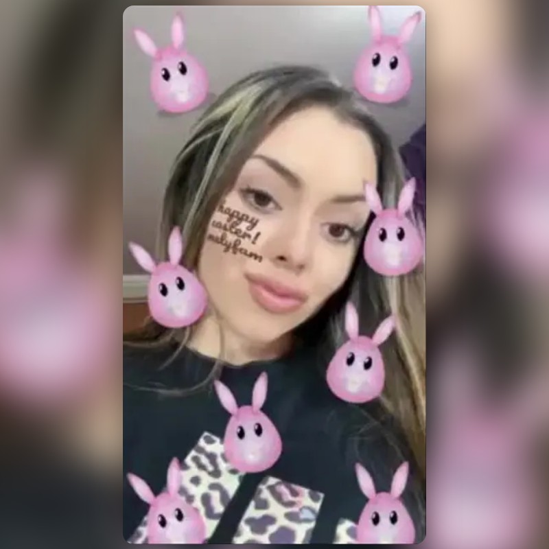 Easter Bunny Lens by Melissa Farías - Snapchat Lenses and Filters