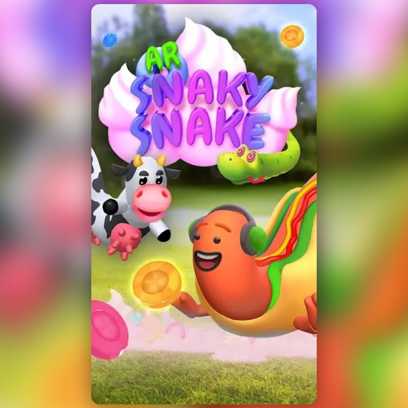 Snaky Snake Lens by Snapchat - Snapchat Lenses and Filters
