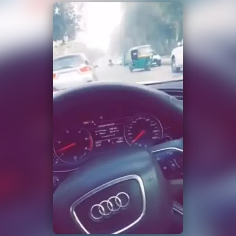 Drive Audi Lens by Karn _ Matharoo - Snapchat Lenses and Filters