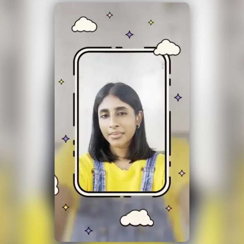 Cloudy Frame Filter by Snapchat | Snapchat Lenses