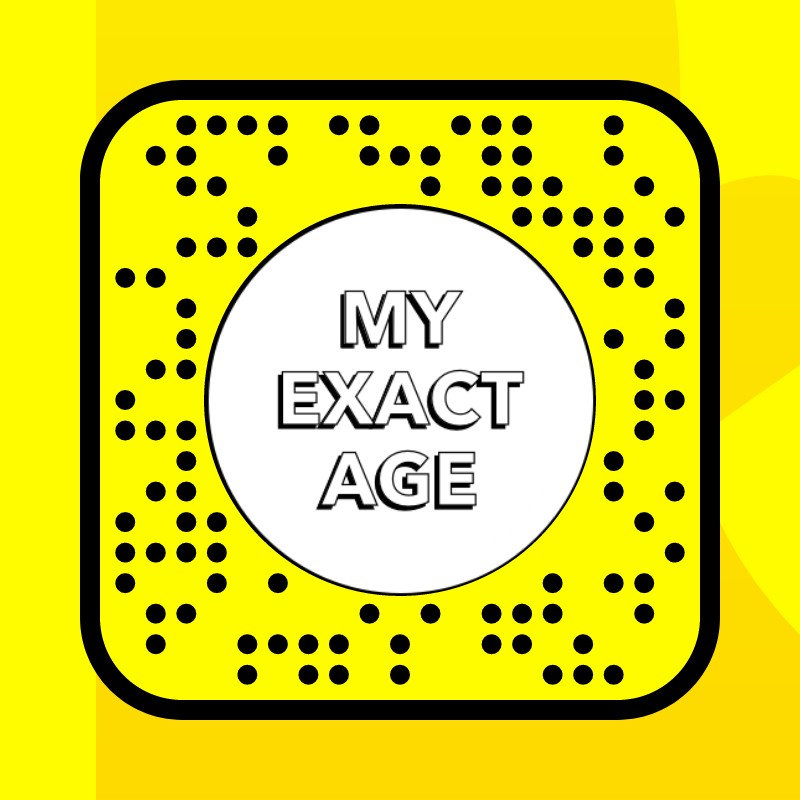MY EXACT AGE Lens by Slide Up App😂💕 - Snapchat Lenses and Filters