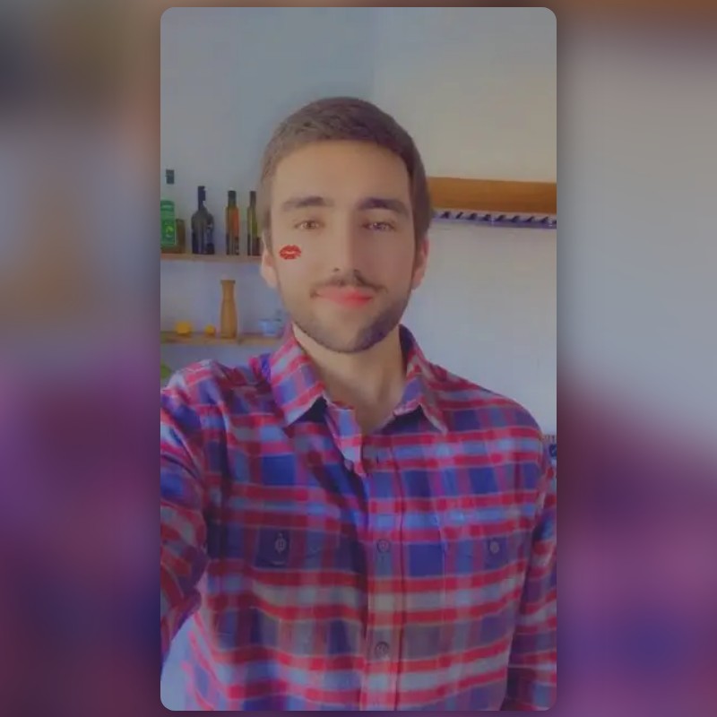 Kiss 💋 Lens by Snapchat - Snapchat Lenses and Filters